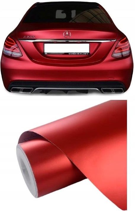 New Vision Auto Folia Chrom Mat Perła Czerwona Satyna 152Cm - opinie i ...