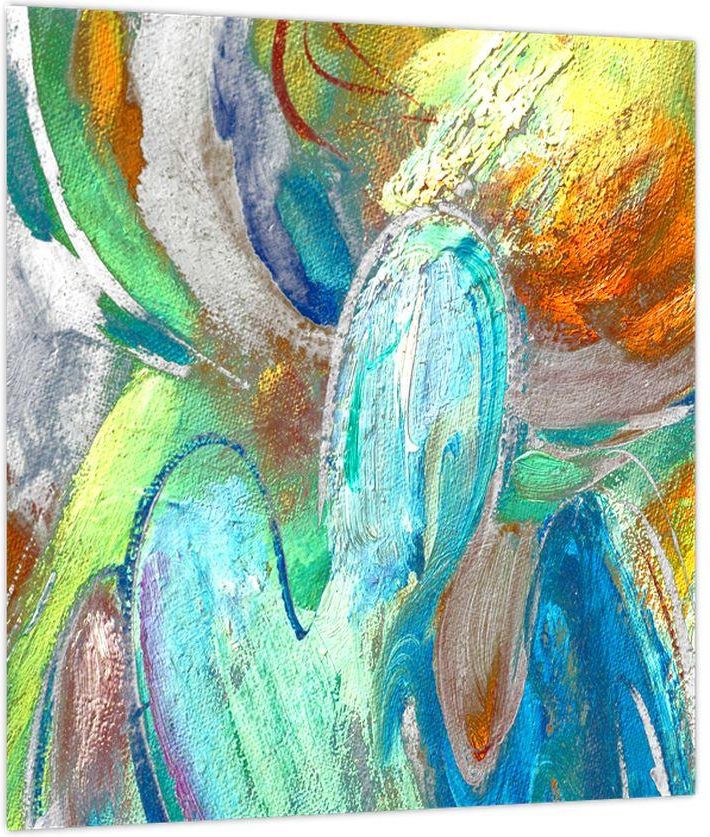 Domali Obraz Kolorowa abstrakcja, jednoczęściowy 30x30 cm (161649 ...