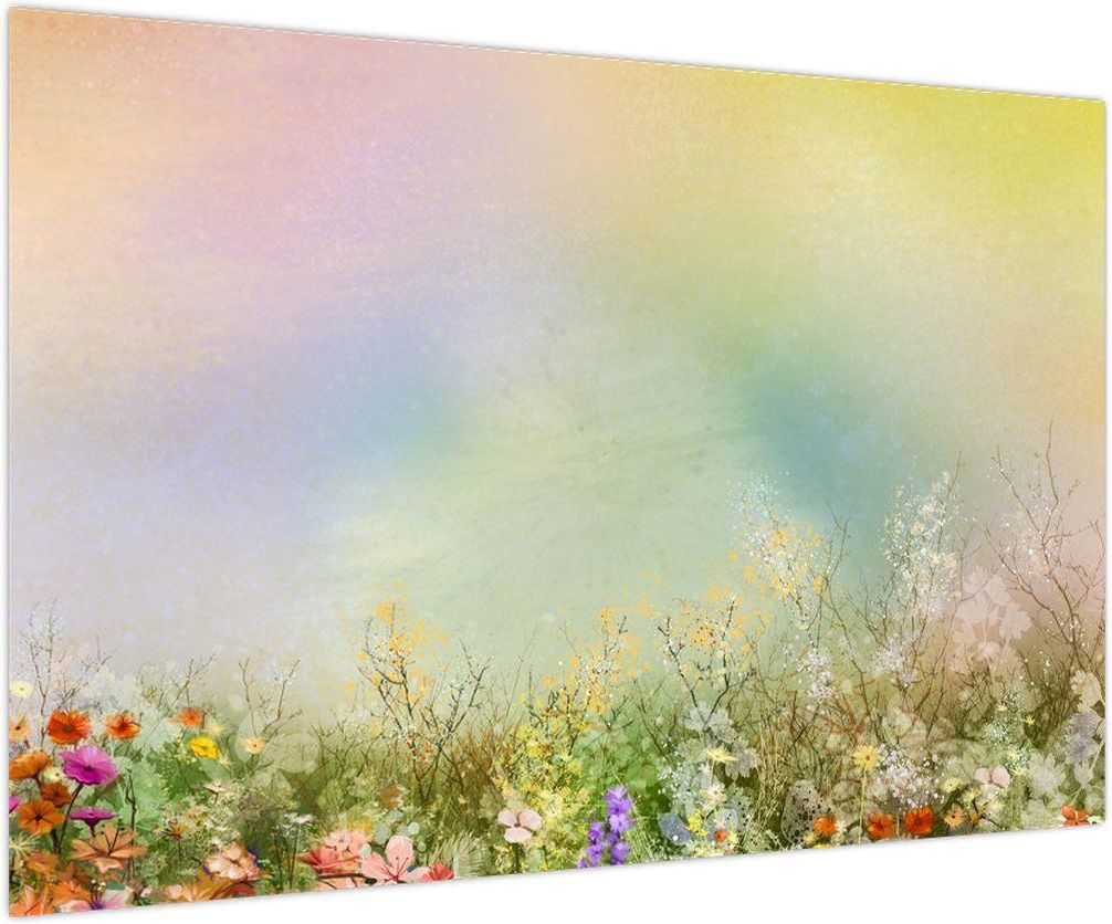 Domali Obraz Malowana łąka 2, jednoczęściowy 90x60 cm (163968) - Opinie ...