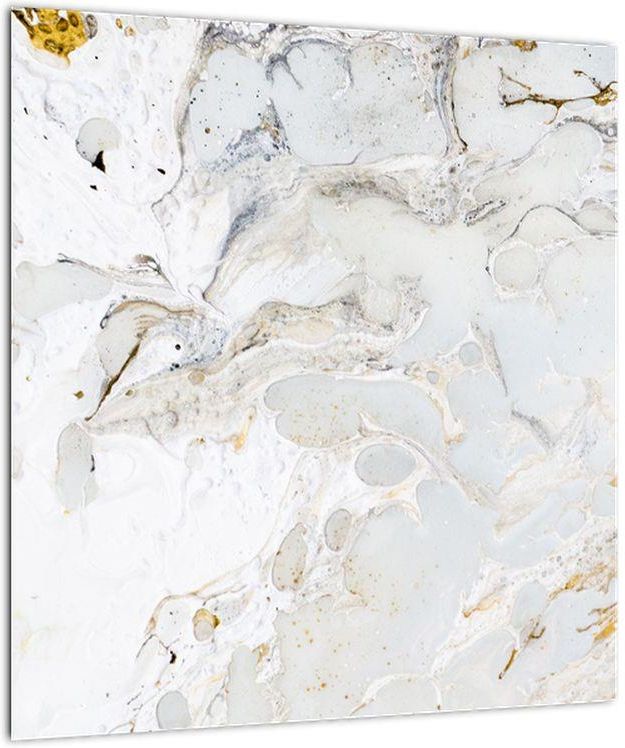 Domali Obraz na szkle Papier olejny z marmurowym wzorem, jednoczęściowy ...