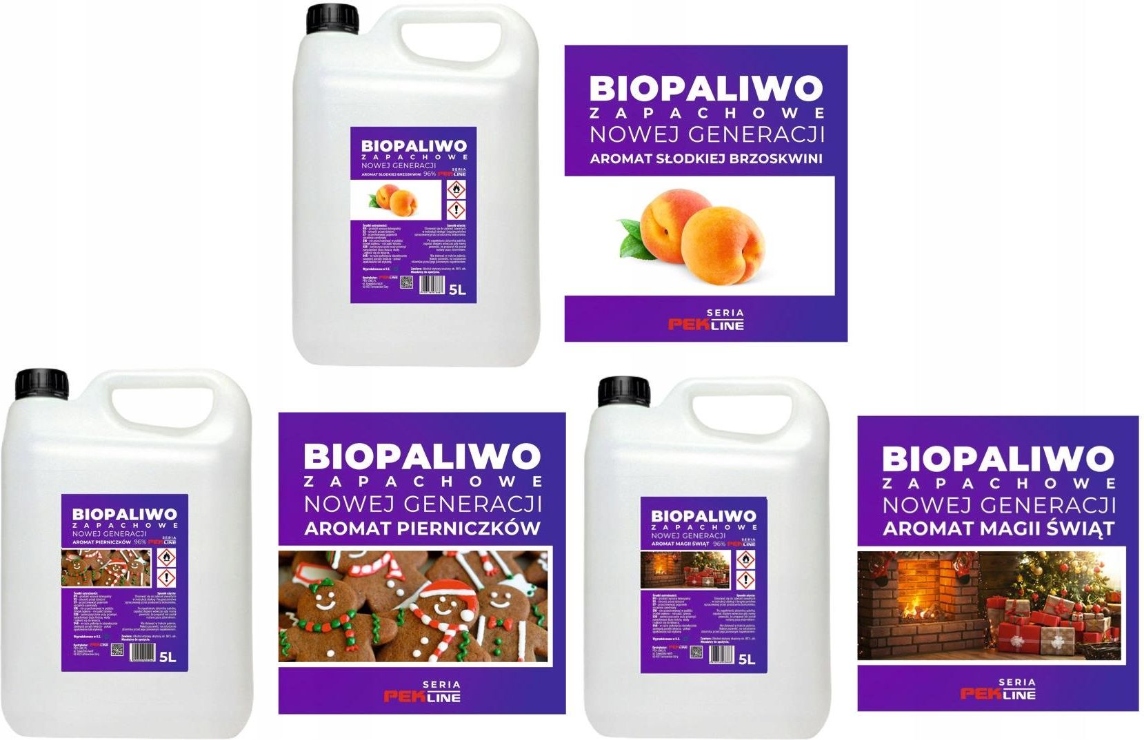 Materiały opałowe Pek-Line Biopaliwo Zapachowe 3 Zapachy 15L - Opinie i ...