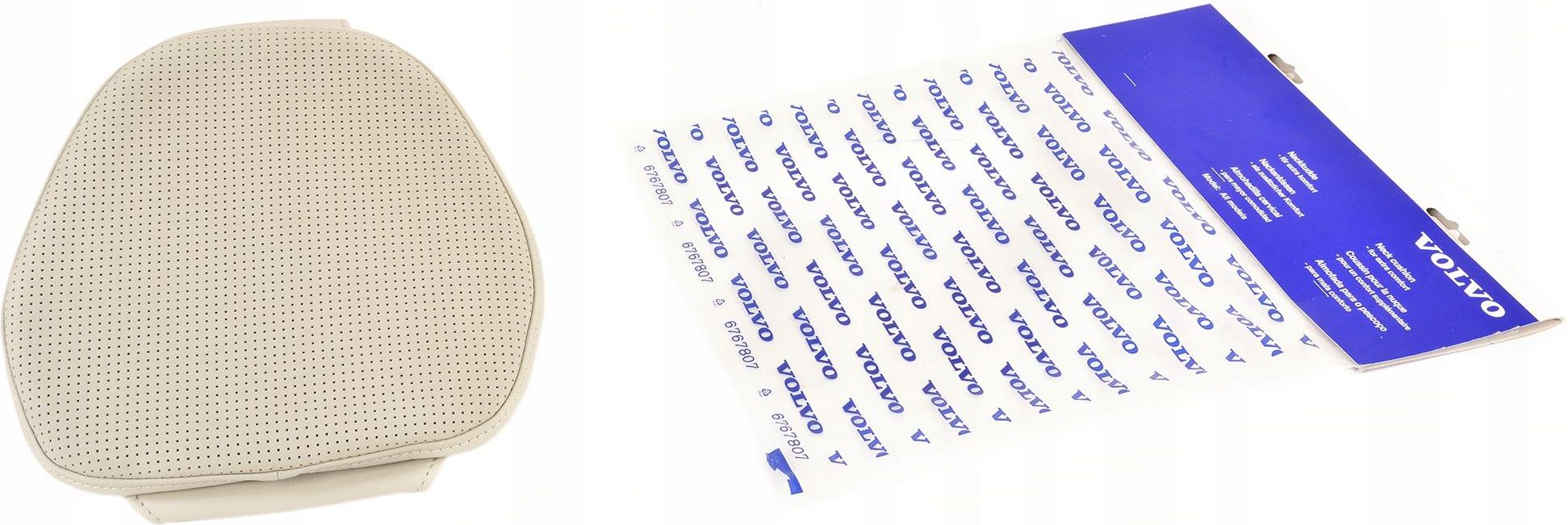 Pokrowiec samochodowy Volvo Nakładka Na Zagłówek Skóra 31470566 V70 V90 ...