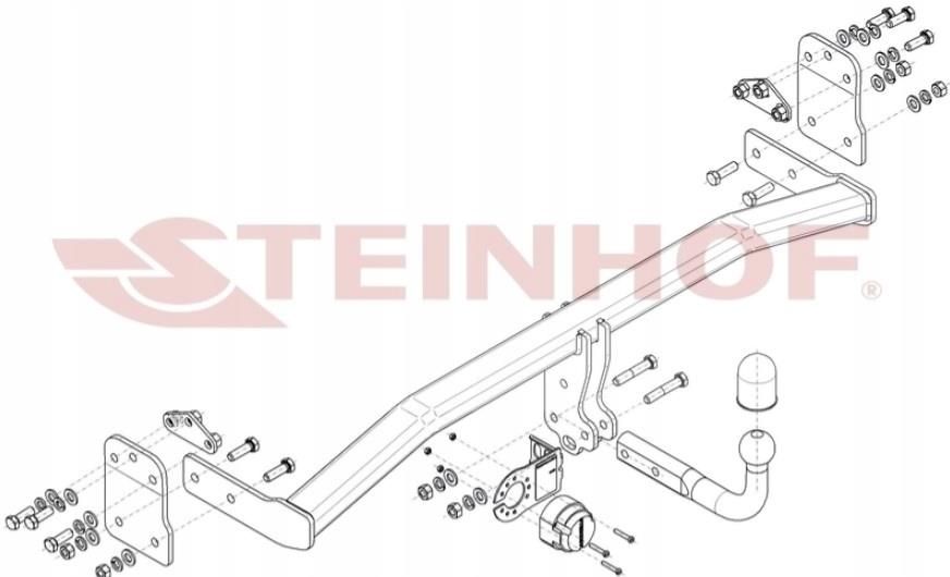Hak holowniczy Steinhof Hyundai Kona Od2017 Hak Holowniczy 2 4Wd ...