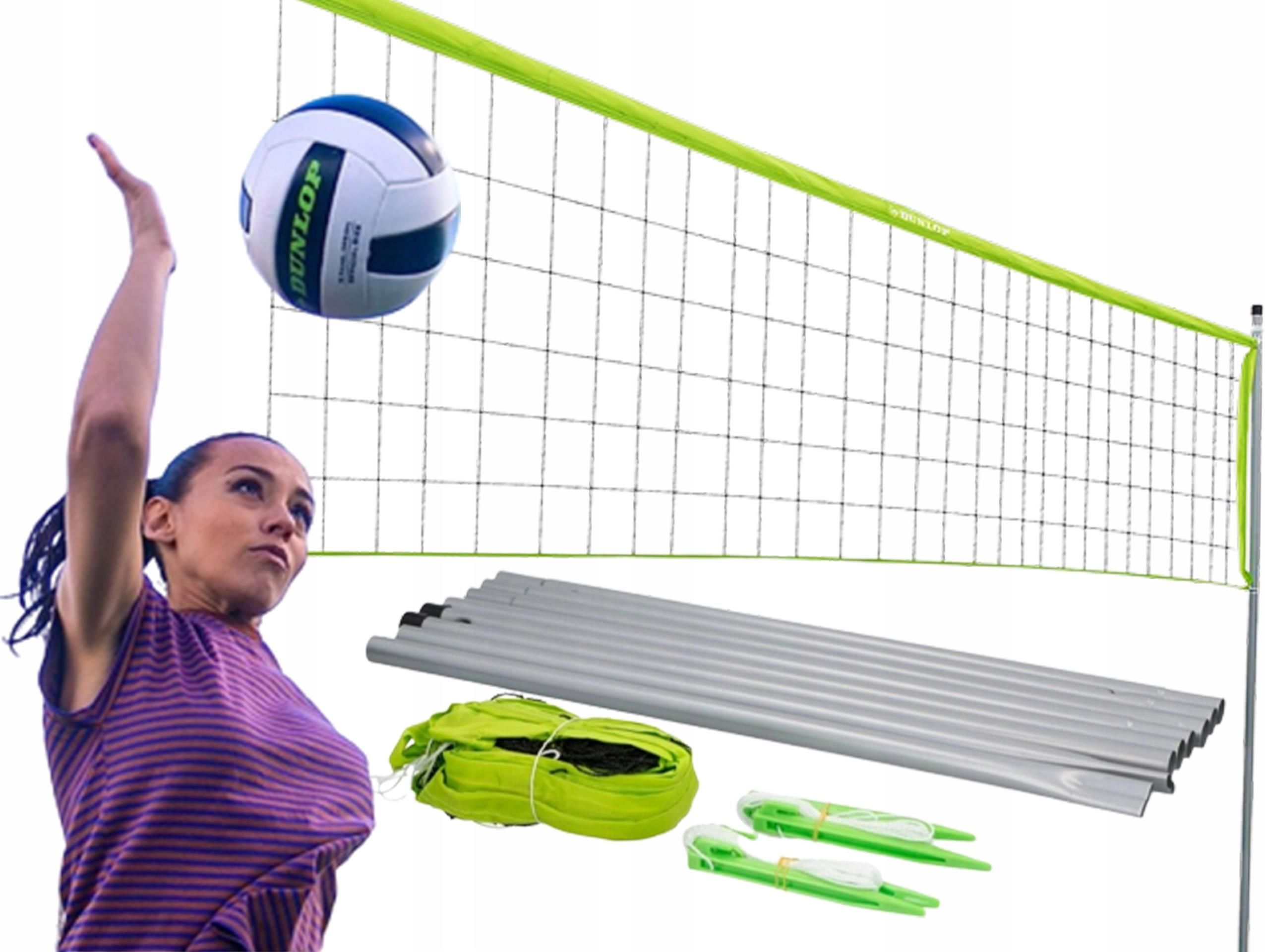 Dunlop Siatka Do Siatkówki Badmintona Tenisa Zestaw 3W1 - Ceny i opinie ...