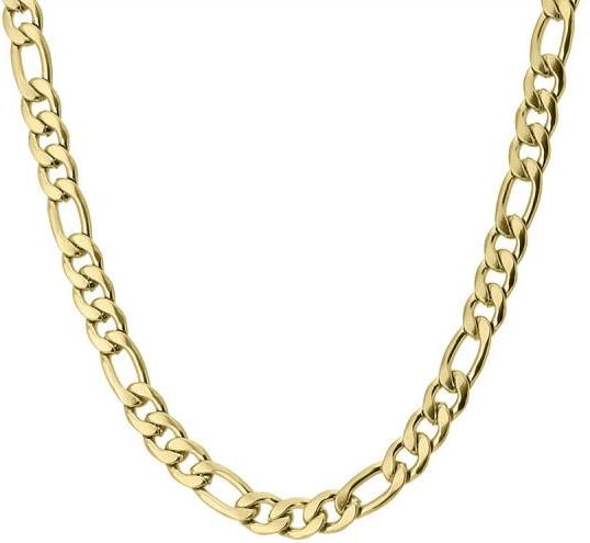 Manoki Pozłacany Łańcuch Figaro Naszyjnik Męski Ze Stali - Ceny i ...