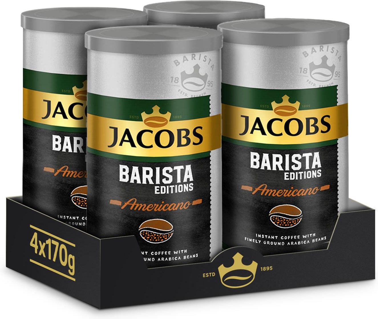 Kawa Jacobs Rozpuszczalna Barista Editions Americano 4X170g - Ceny i ...