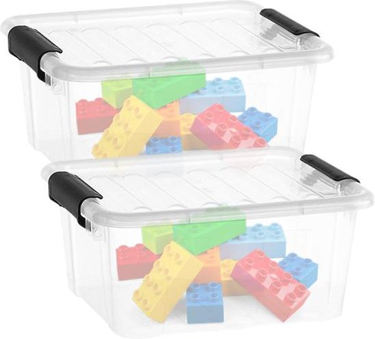 Plast Team Pojemnik Pudło Home Box Uniwersalny 2l 2szt. (PT2235 ...