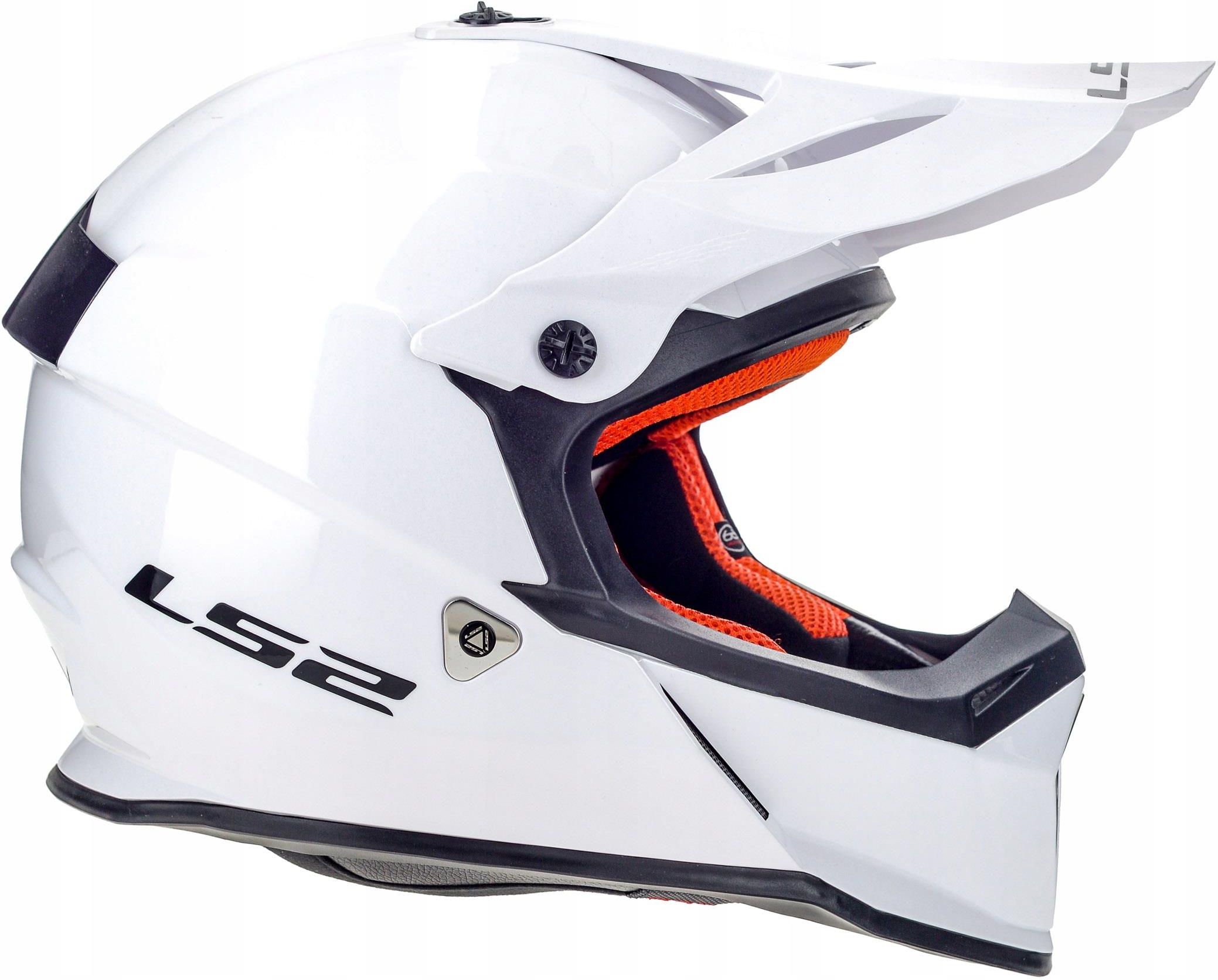 Kask motocyklowy Ls2 Mx437 Fast Enduro Biały - Opinie i ceny na Ceneo.pl