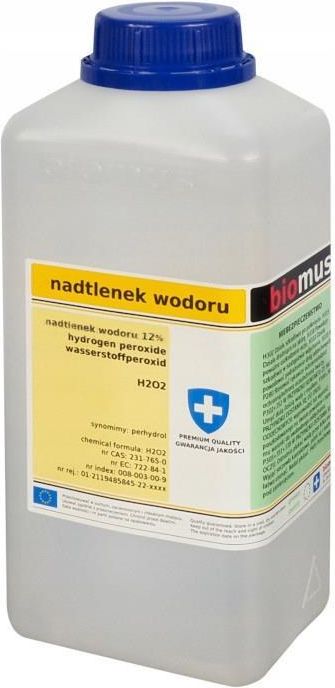 Biomus Nadtlenek Wodoru 12% perhydrol 1L - ceny i opinie - Ceneo.pl