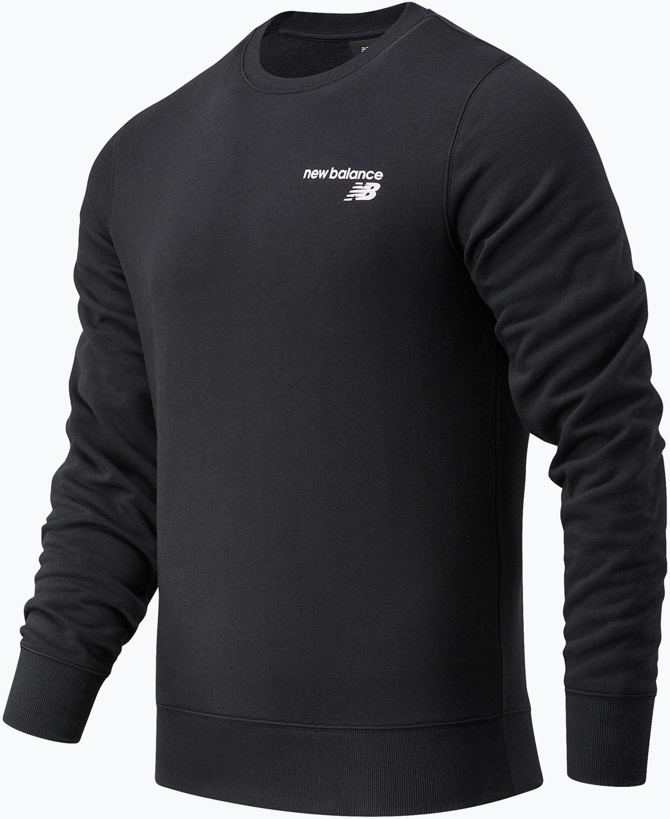 Bluza męska New Balance Classic Core Fleece Crew black - Ceny i opinie ...