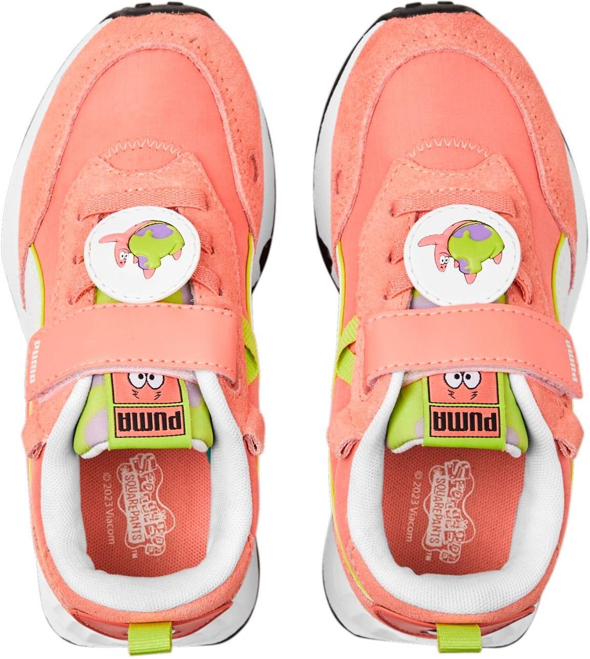 Buty sportowe dziecięce Puma RIDER FV SPONGEBOB AC+ PS różowe 39212001 ...