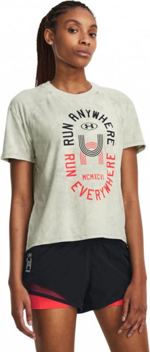 Damska koszulka do biegania Under Armour UA Run Everywhere Graphic SS - oliwkowa - Ceny i opinie ...