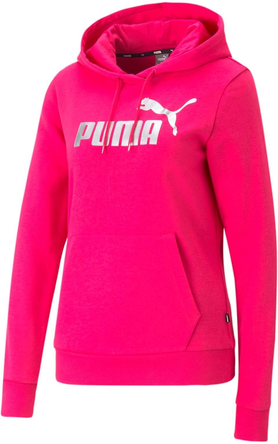Bluza z kapturem damska Puma ESS+ METALLIC LOGO TR różowa 84909696 - Ceny i opinie - Ceneo.pl