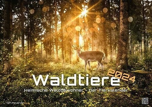 Waldtiere - Heimische Waldbewohner - Der Tierkalender - 2024 - Kalender DIN A2 Ella Fever ...
