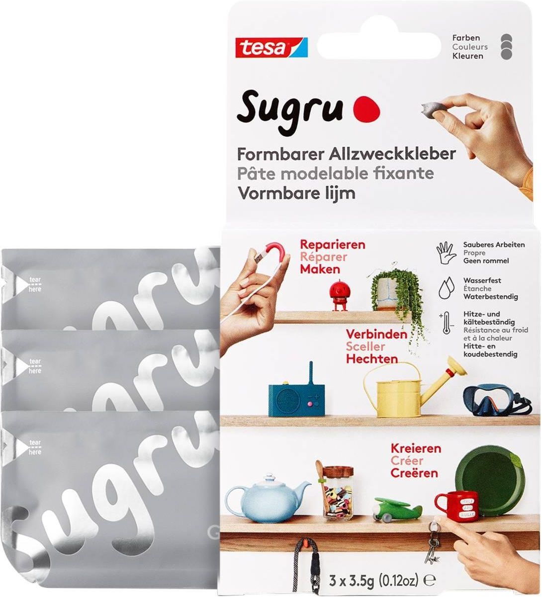 Klej Tesa Sugru Klej formowalny 3 x 3,5g szary (41237) - Opinie i ceny ...