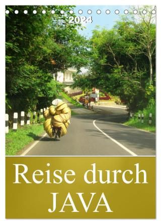 Reise durch Java (Tischkalender 2024 DIN A5 hoch), CALVENDO ...