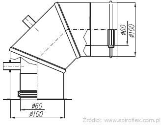 Spiroflex SX-TD-60/100ATK - Adapter TK 60/100 do kotła Termet - opinie i ceny na Ceneo.pl