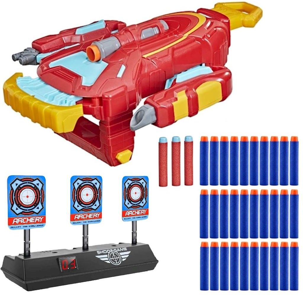 Nerf Avengers Mech Strike Wyrzutnia Rękawica Iron Mana F0266 ...