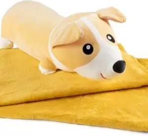 Piccolo Maskotka Przytulak Pluszak Corgi + Kocyk - Ceny i opinie - Ceneo.pl