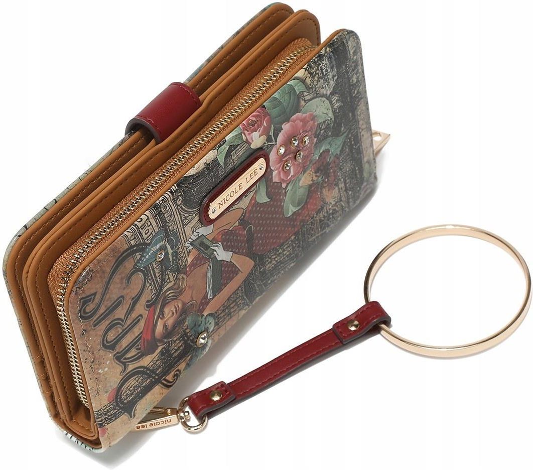 Portfel duży damski kopertówka RFID Nicole Lee - Ceny i opinie - Ceneo.pl