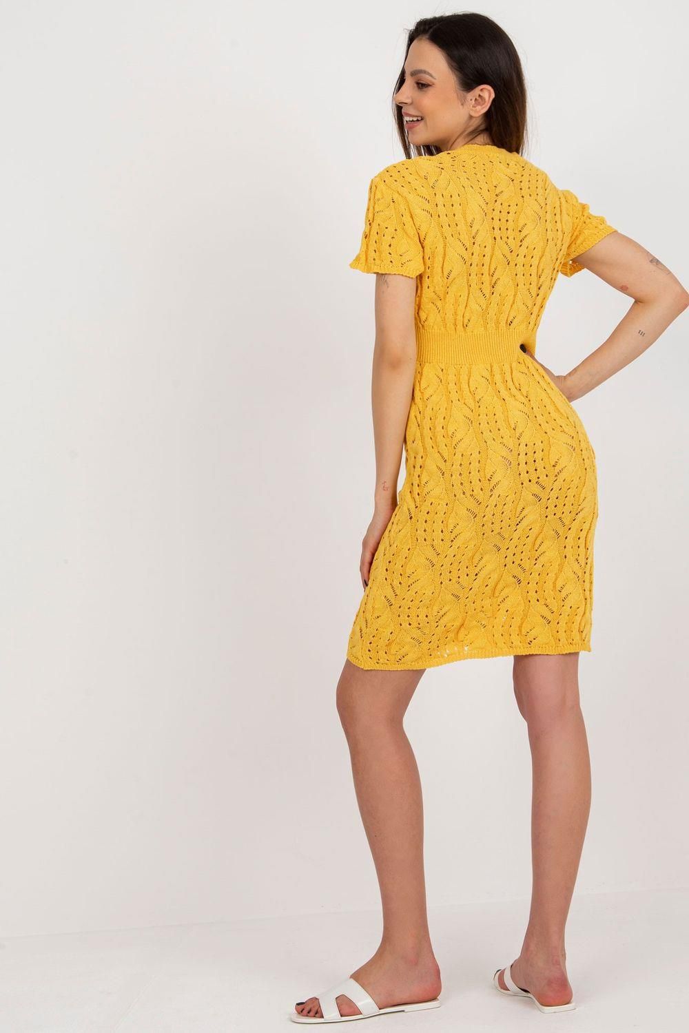 Sukienka Model BA-SK-0506.20P Dark Yellow - Badu - Ceny i opinie - Ceneo.pl