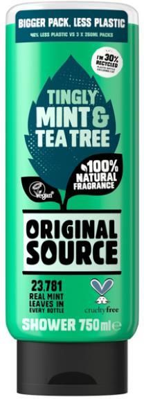 Original Source Tingly Mint Tea Żel Prysznic 750 ml - Opinie i ceny na ...
