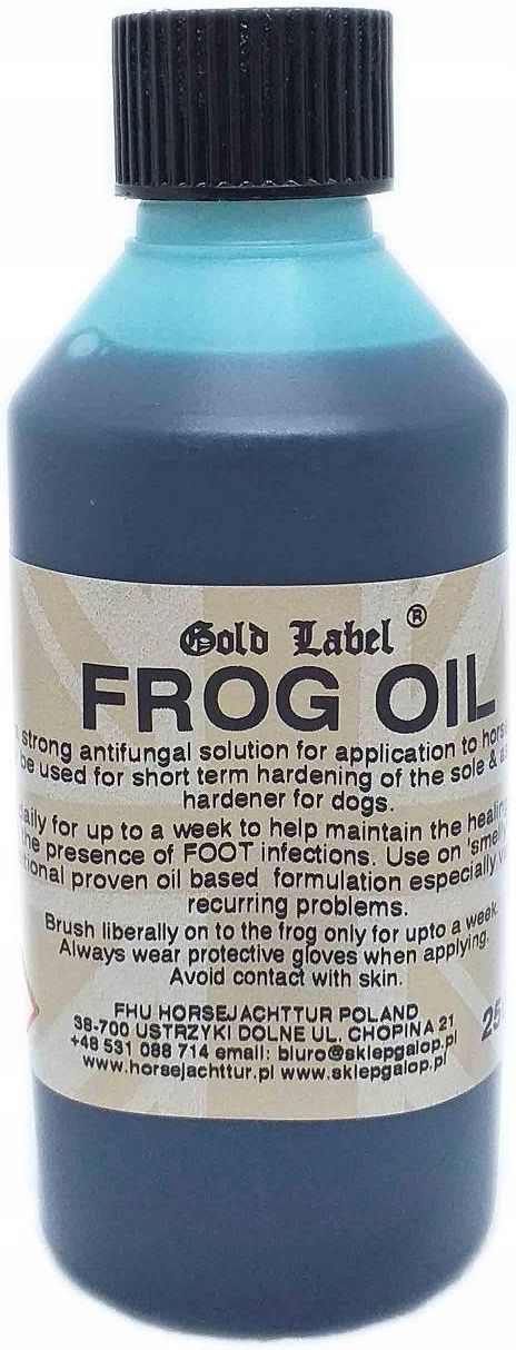 Olej Do Strzałek Frog Oil 500ml Gold Label - Ceny i opinie - Ceneo.pl