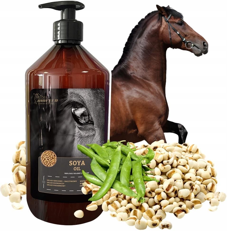 Olej Sojowy Dla Koni Biofeed Soya Oil 1 Litr - Ceny i opinie - Ceneo.pl