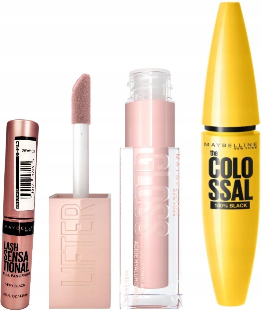 Maybelline The Colossal 100% Black 10,7ml Lifter Gloss 002 Ice ...