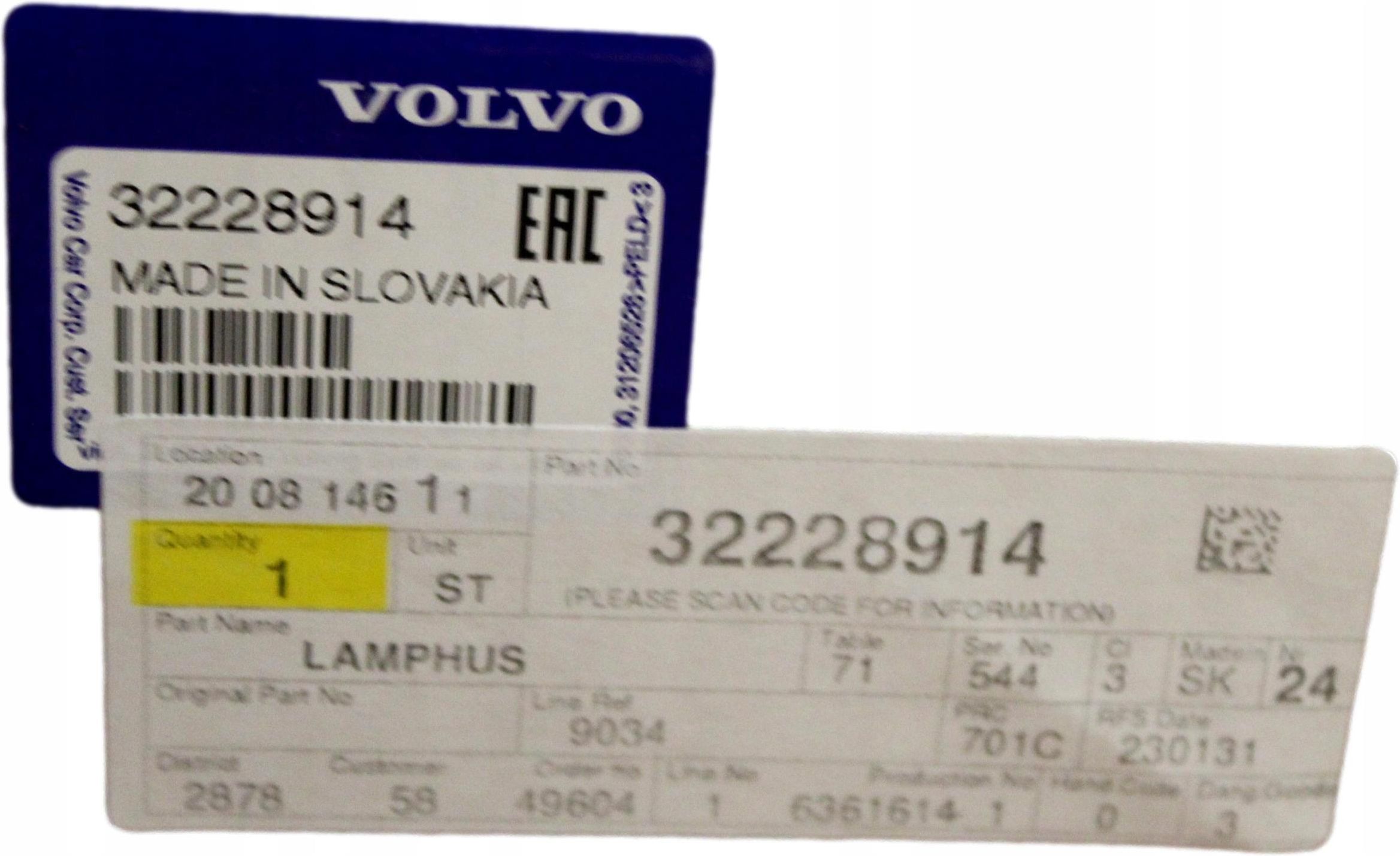 Lampa tylna Volvo Oe Xc60 Ii Lampa Tylna Lewa Oryginal - Opinie i ceny ...