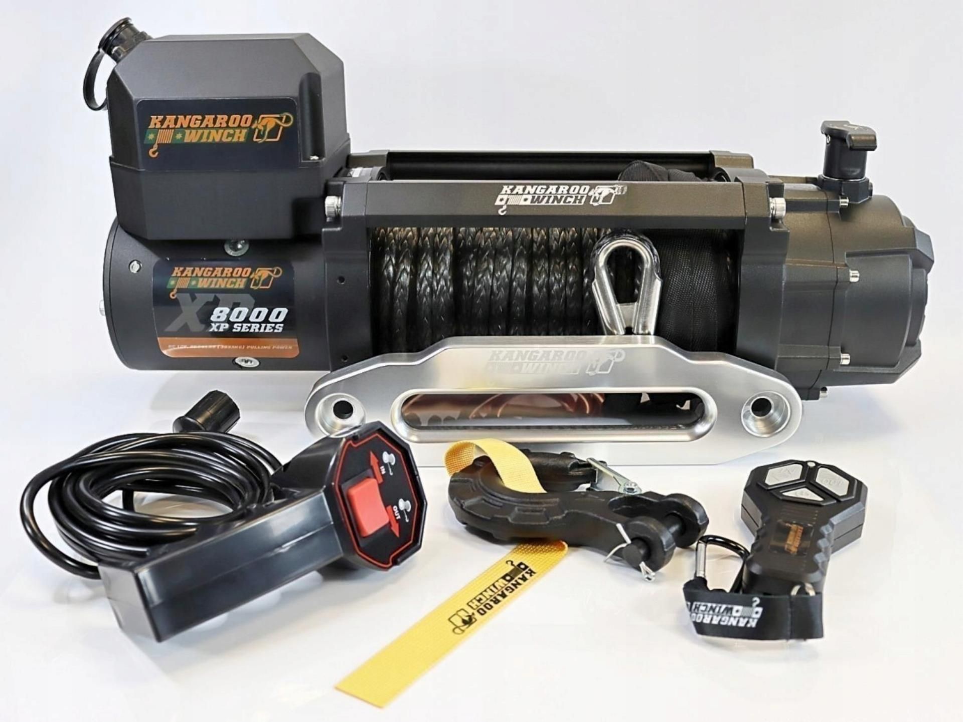 Kangaroo Winch Wyciągarka Elektryczna 8000Lbs 12V Off Road 3 6T ...