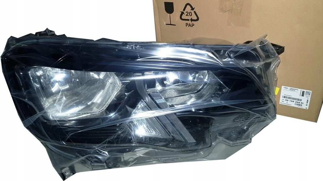Lampa przednia Peugeot Oe Reflektor Partner Iii Prawy 9816826880 ...