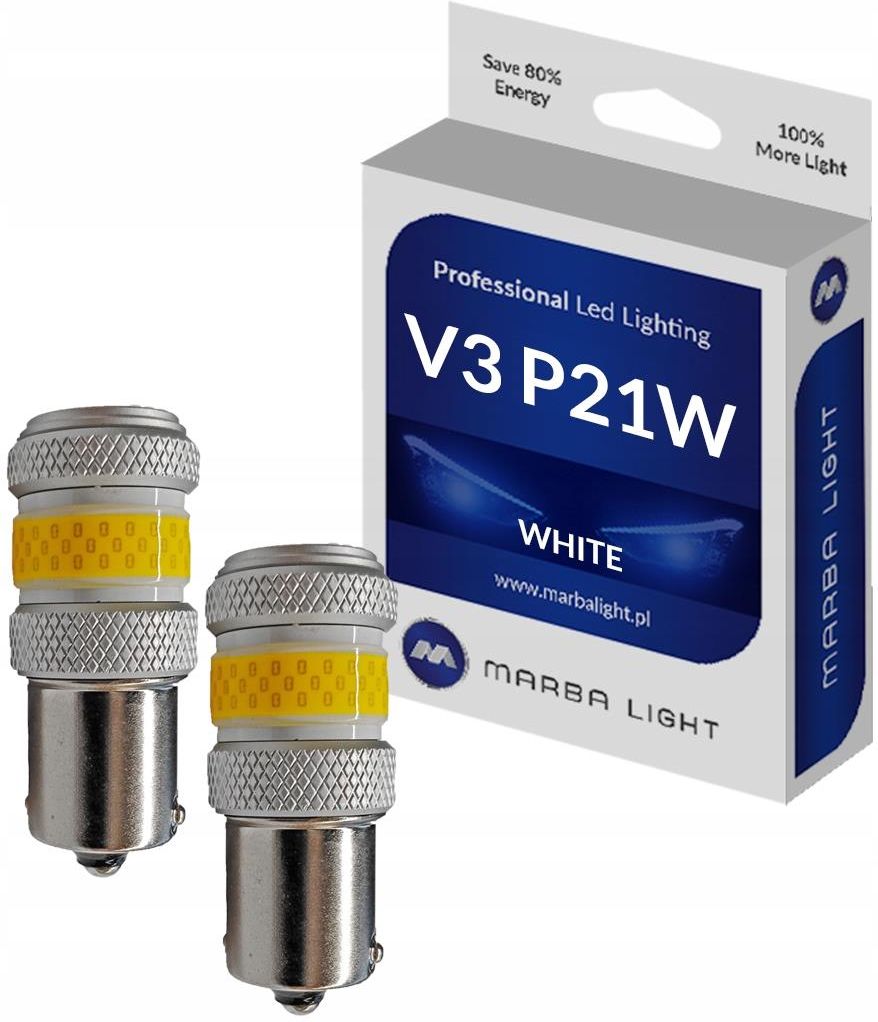 Marba Light Żarówki P21W Led Mlv321W Białe Mocne - opinie i ceny na ...