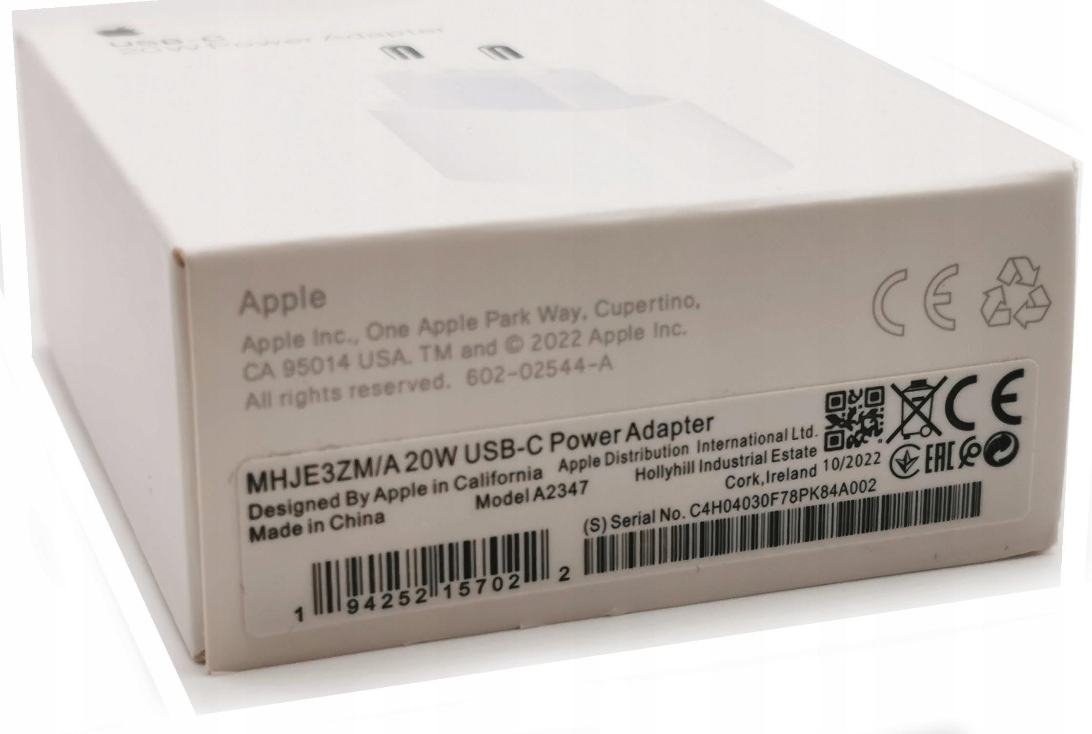 Ładowarka do telefonu Apple Ładowarka Usbc Iphone 12 13 Pro 20W Kabel ...