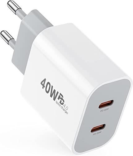 Ładowarka do telefonu Ser Flymon Wtyczka Usb C 2 Porty 20 W Ładowarka ...