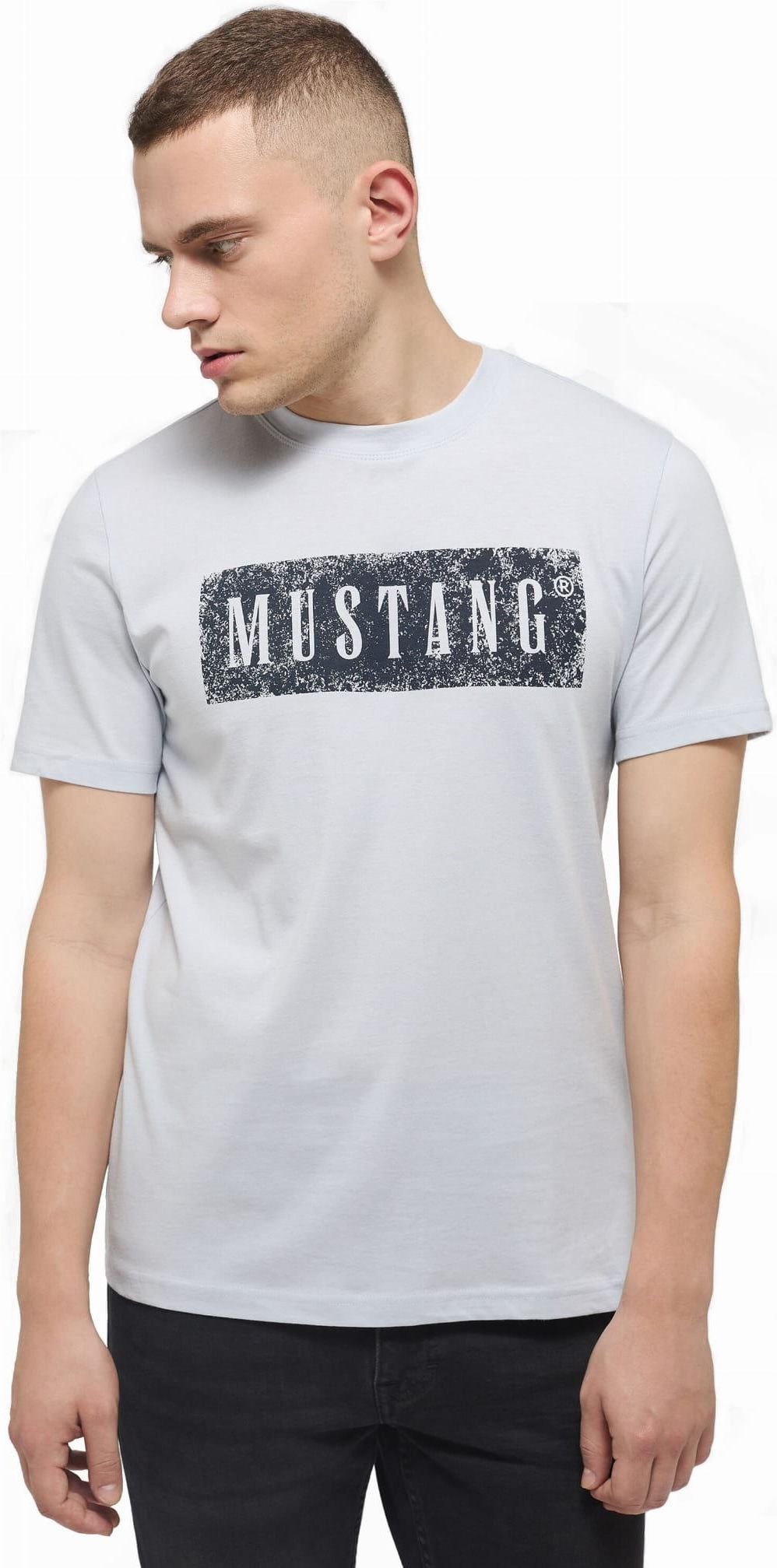 BŁĘKITNY MĘSKI T-SHIRT MUSTANG 1013520-4017 (M) - Ceny i opinie - Ceneo.pl