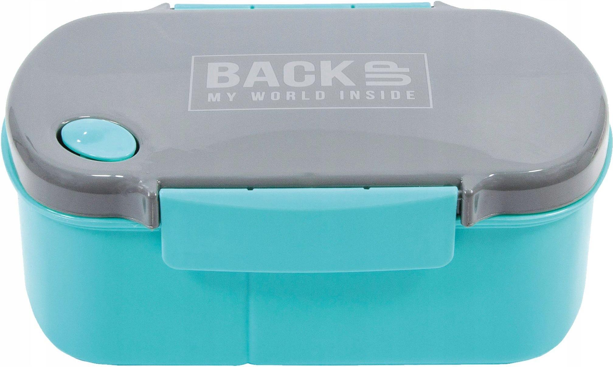 Bidon Śniadaniówka Backup Bpa Free Turkusowy - Ceny i opinie - Ceneo.pl