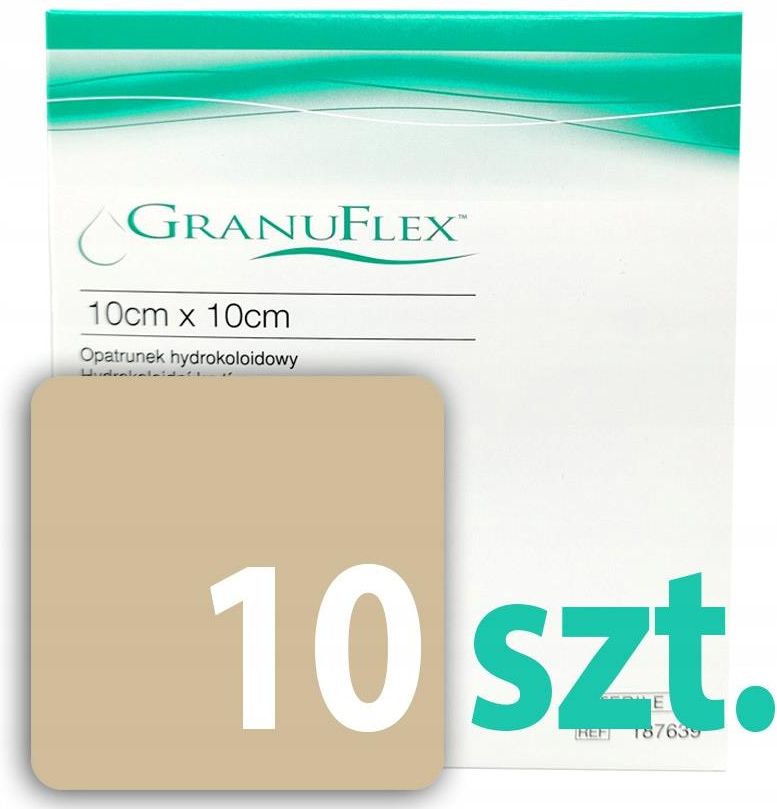 Granuflex Opatrunek Hydrokoloidowy 10X10Cm 10 Szt. - Opinie i ceny na ...