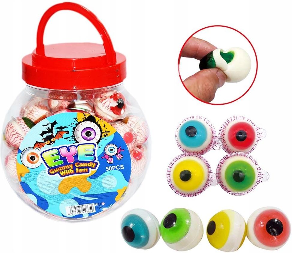 Profisa Eye Gummy Candy Żelki Oczy 50szt.X10g - Ceny i opinie - Ceneo.pl