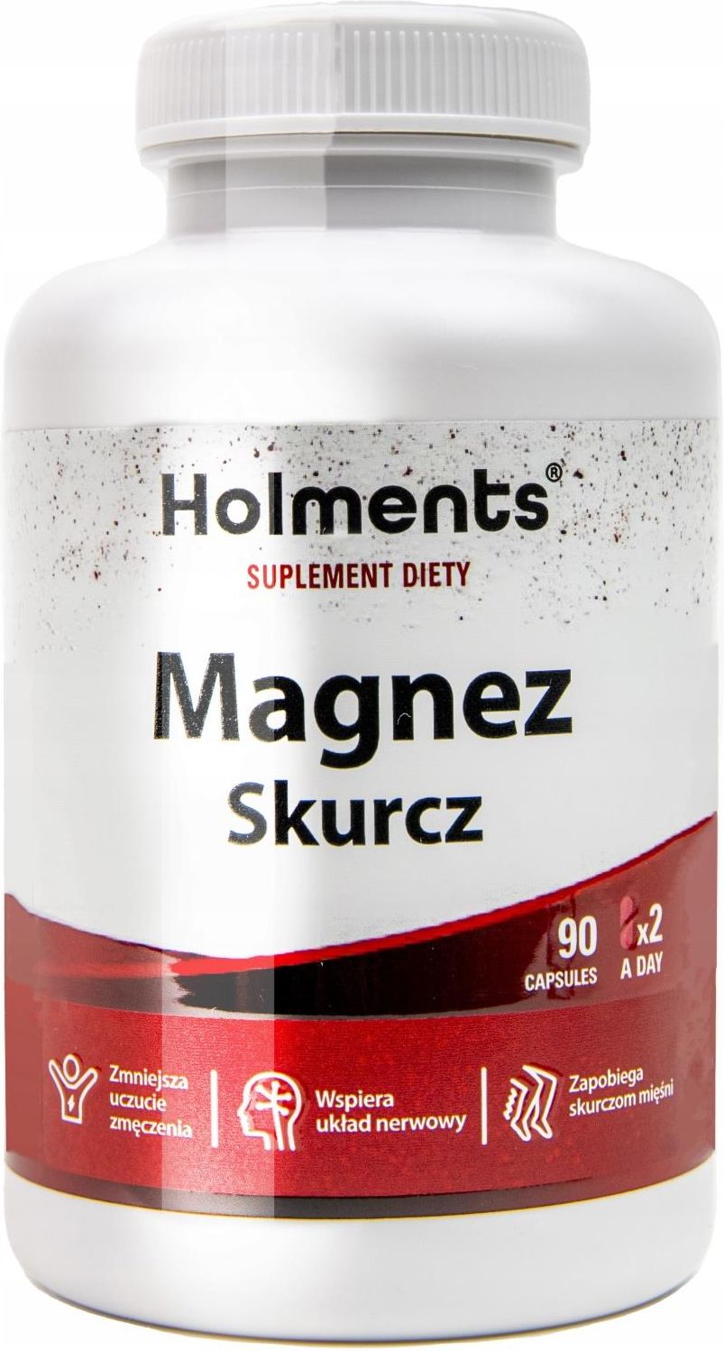 Holments Magnez Skurcz Potas Witamina B6 90 Kaps - Opinie i ceny na Ceneo.pl