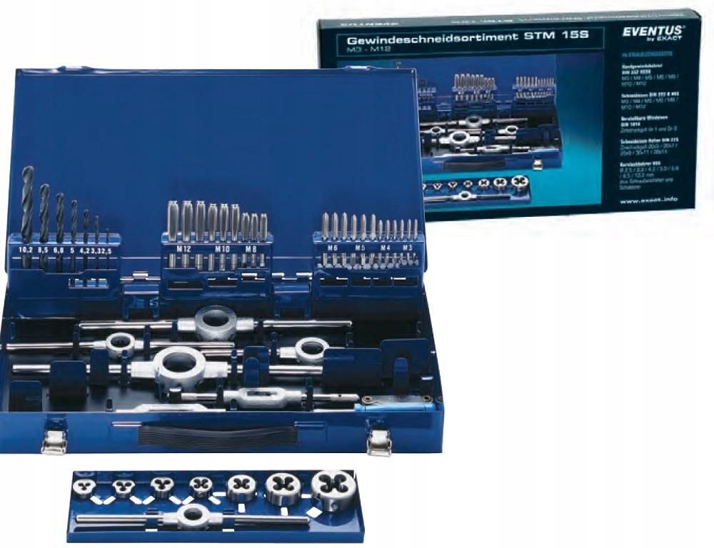 Exact Zestaw Gwintowników Stm-15S M3-M12 Hss - Opinie i ceny na Ceneo.pl