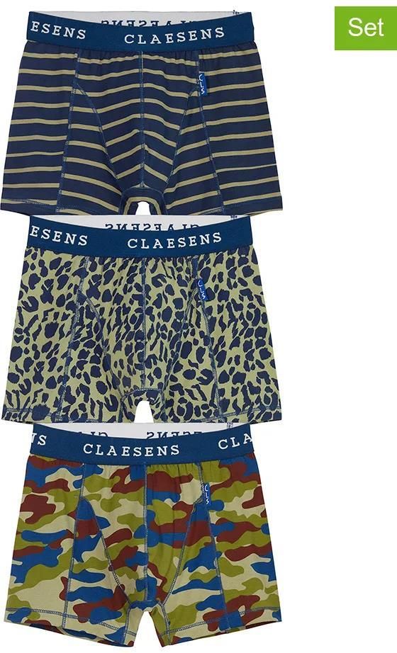 Claesens Bokserki (3 pary) w kolorze khaki - Ceny i opinie - Ceneo.pl