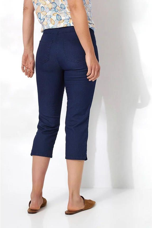 Relaxed by TONI Rybaczki dżinsowe - Slim fit - w kolorze granatowym ...