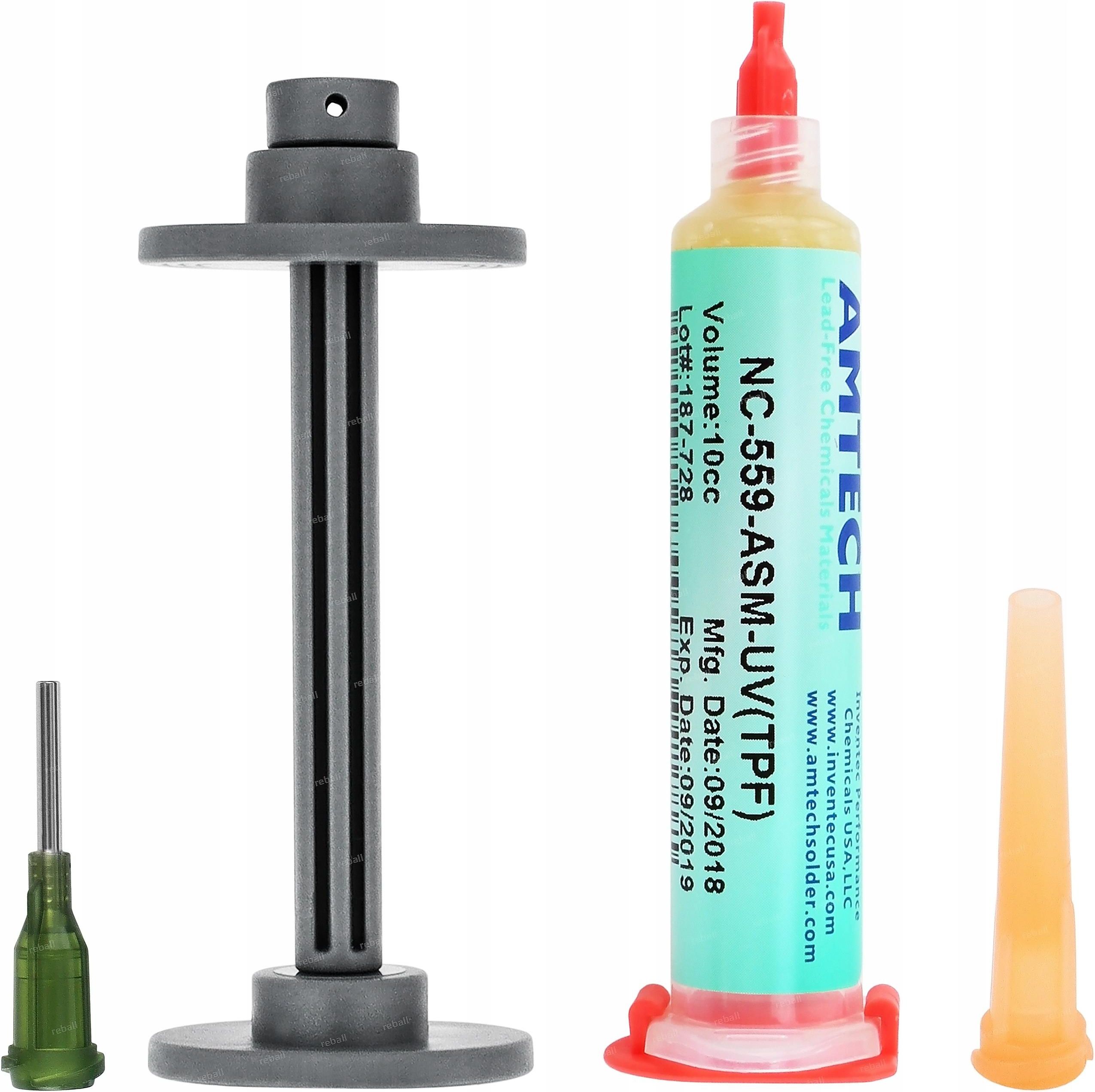 Reball Flux Amtech Nc-559-Asm-TpfUv 10G+ Tłoczek 2 Igły - Opinie i ceny na Ceneo.pl