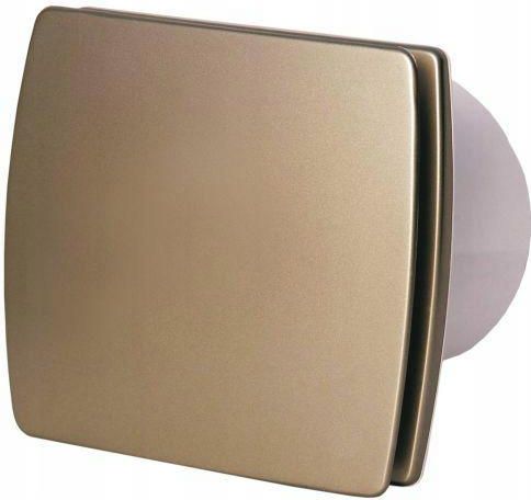 Wentylator łazienkowy Elplast Wentylator Fi100 13X14 Front Płastki Złoty F10B Gf Eolf10Bgf ...