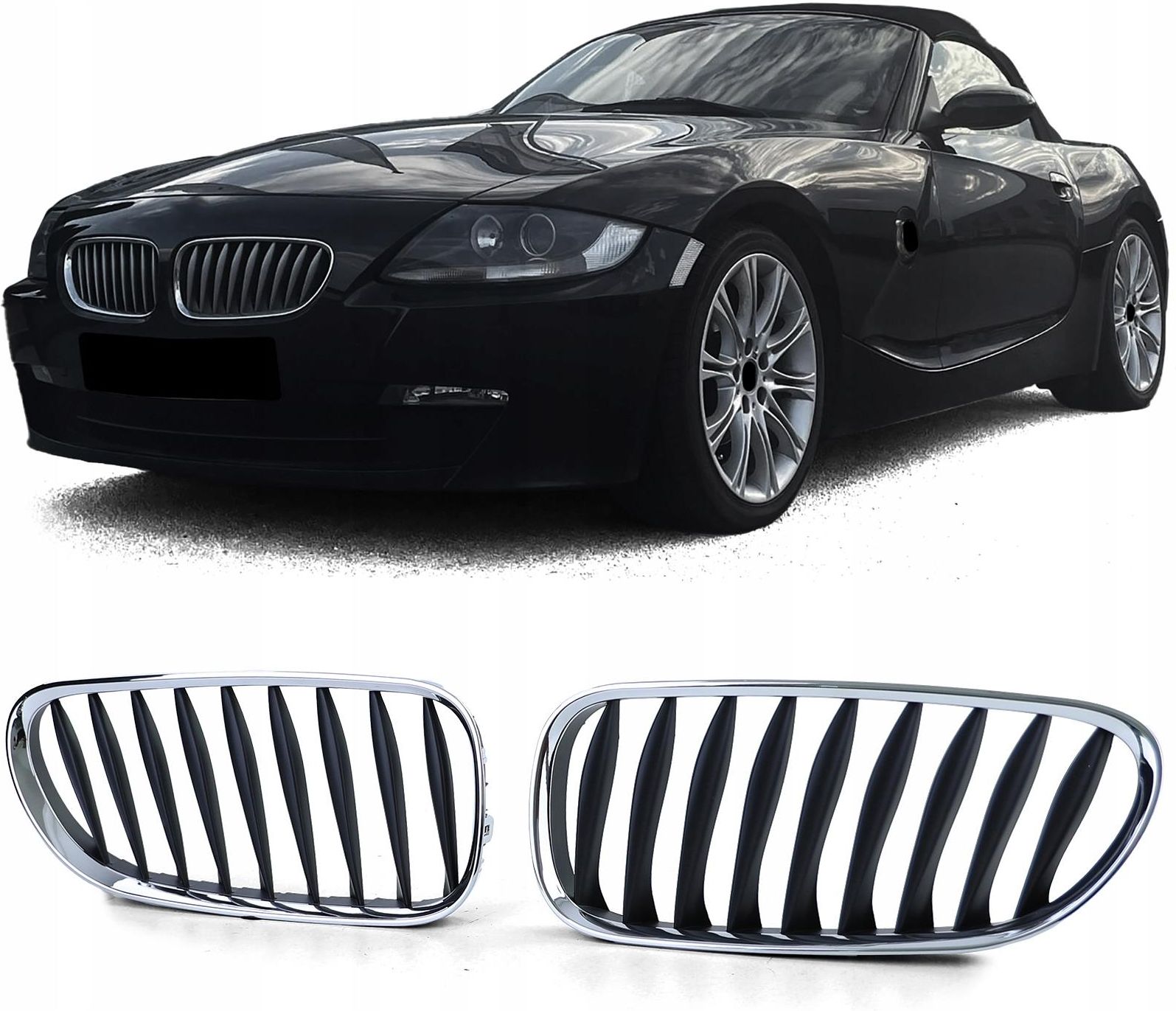 Jbm Grill Nerki Bmw Z4 E85 E86 02-09 Black Chrom - Opinie i ceny na ...