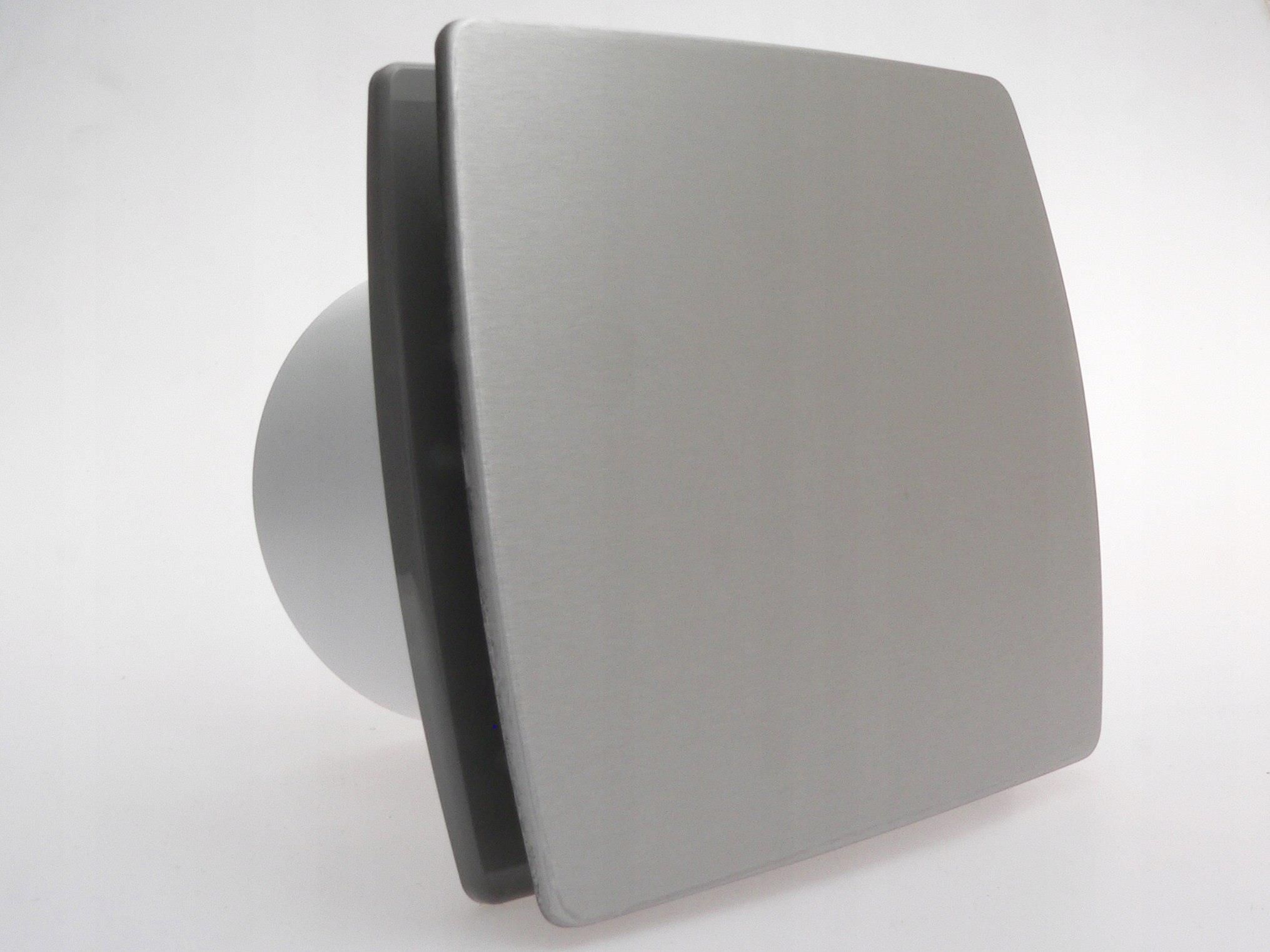 Wentylator łazienkowy Elplast Wentylator Front Płaski F10B Inox Fi100 Standard Eol100Inox ...