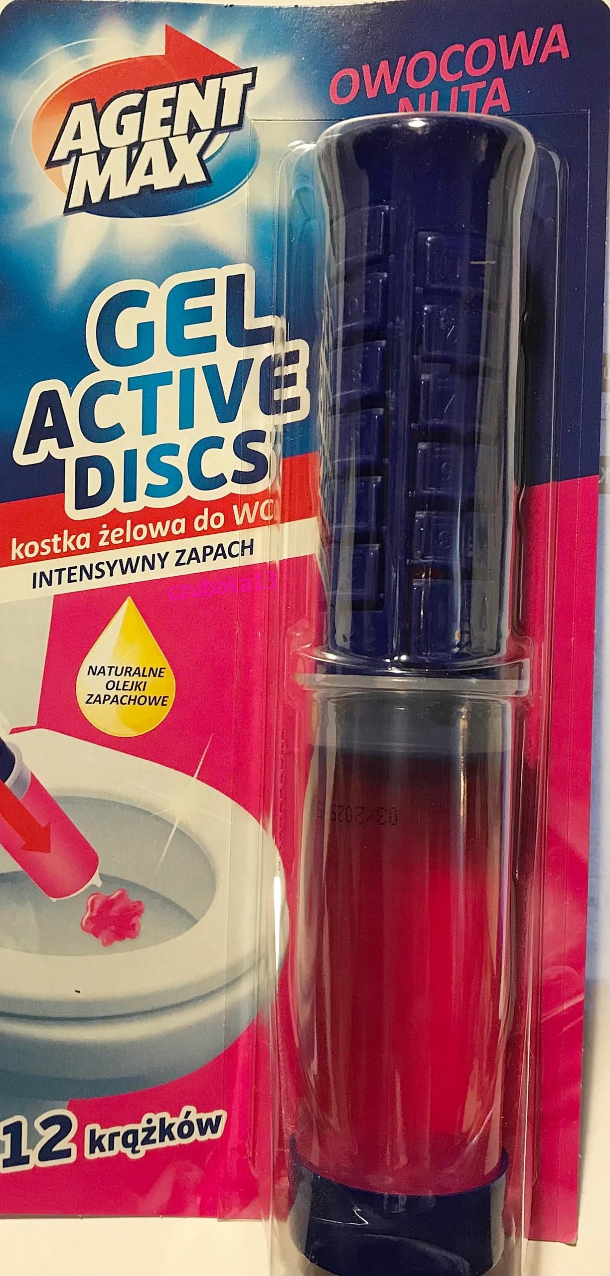 Agent Max Kostka Żelowa Do Wc Owocowa Nuta 12 Krążków 75Ml - Opinie i ...
