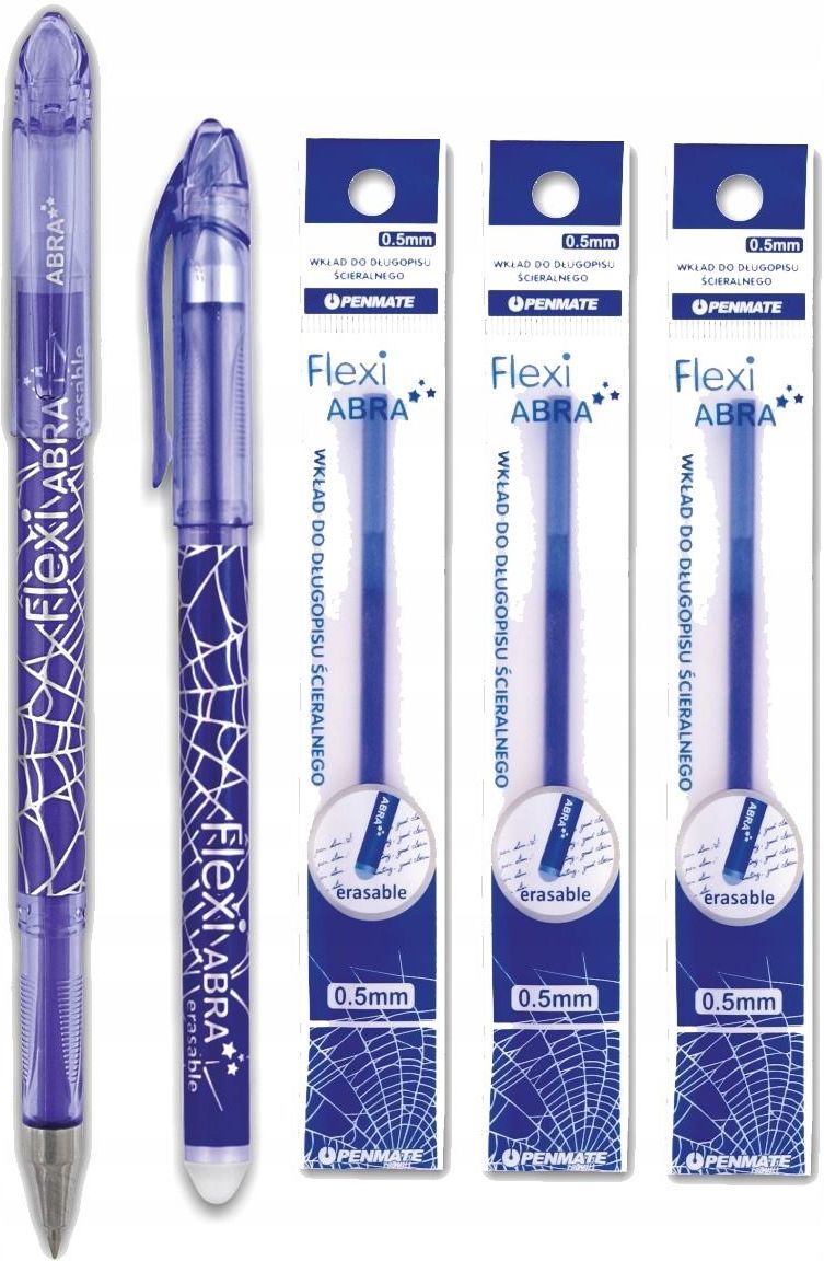 Flexi Abra Długopis Ścieralny Wymazywalny 3 Wkłady Flexi - Ceny i ...