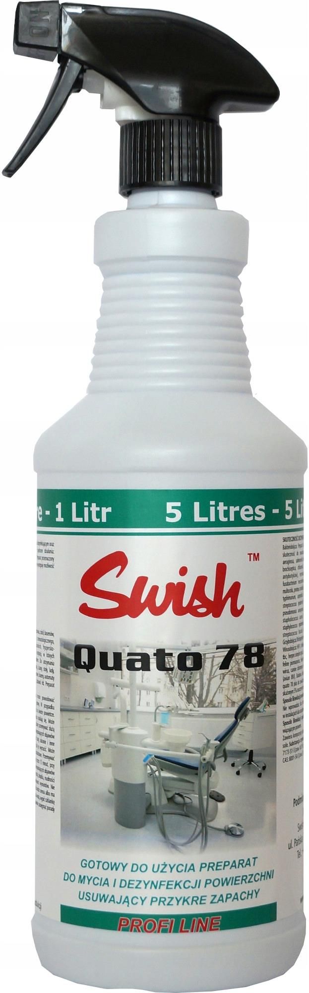 Swish Quato 78 Szybka Dezynfekcja Mycie 1L - ceny i opinie - Ceneo.pl